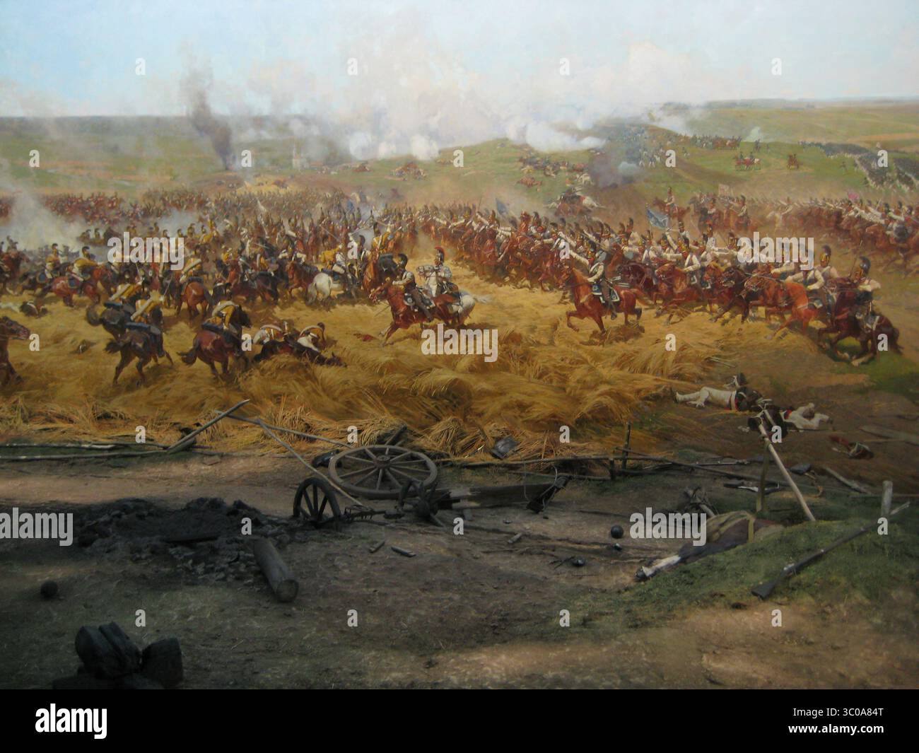 Saxon cuirassiers and Polish lancers of Latour-Maubourg's cavalry corps ...