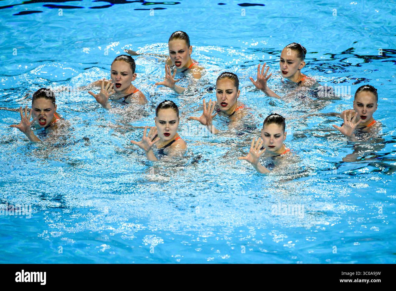 Athletes of Belarus (Neutral Athletes ) compete in the Artistic ...