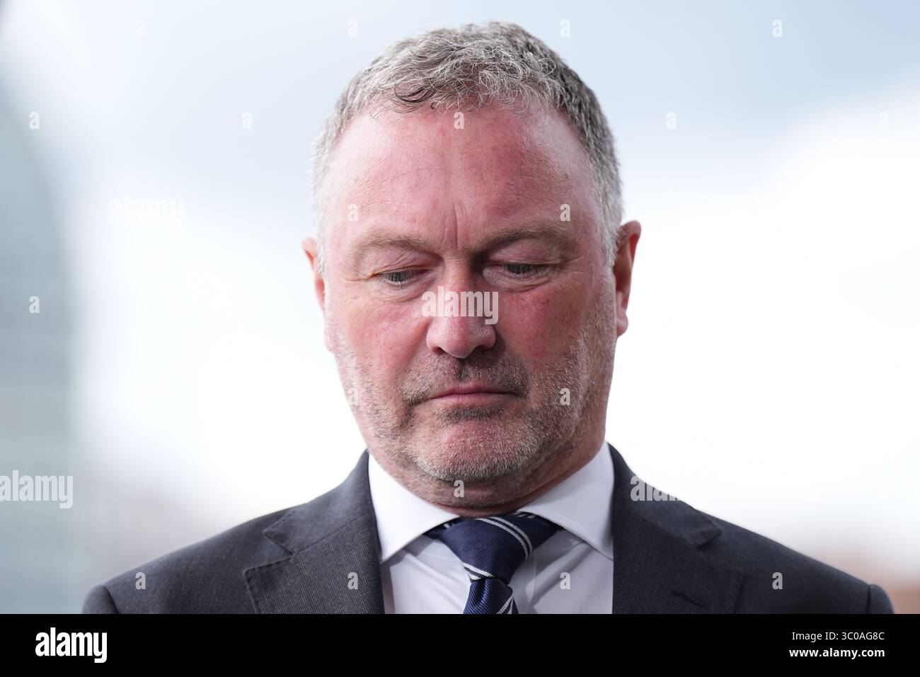 Environment Secretary Steve Reed speaks to the media at Kingfisher ...