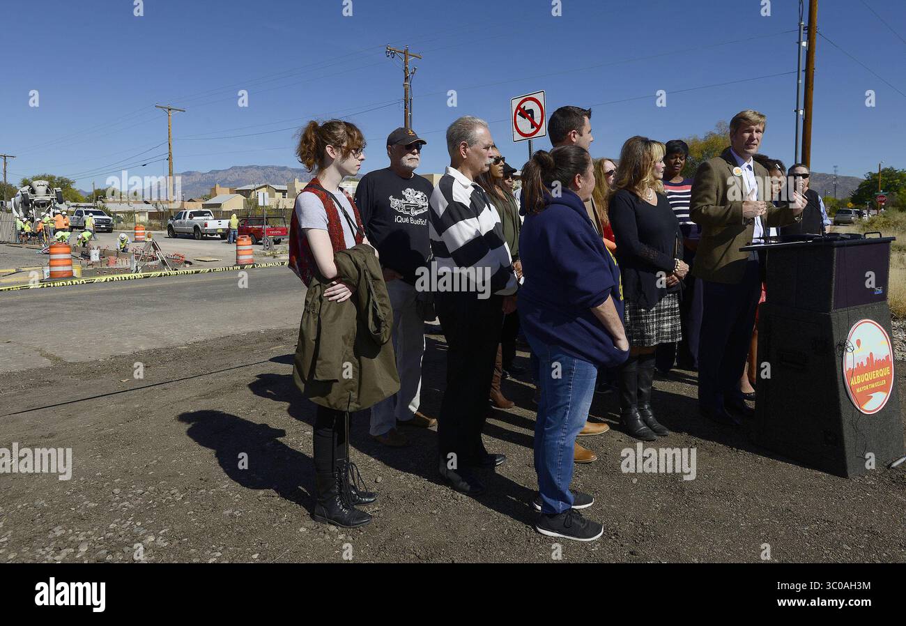 October 26, 2018 - Albuquerque, NEW MEXICO, U.S. - 102618.Mayor Tim ...