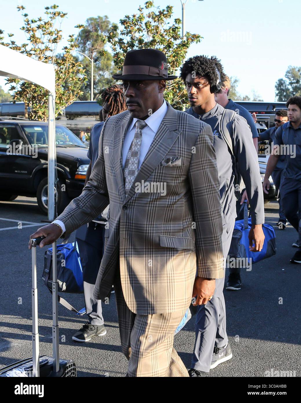 October 26, 2018 Pasadena CA,..UCLA Bruins assistant coach Don Pellum ...