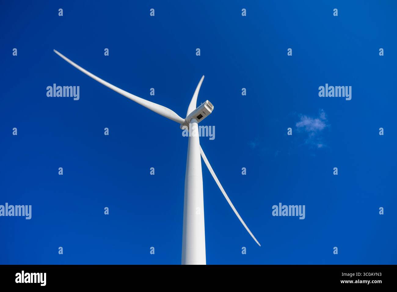 The single on-shore wind turbine on the east coast at Lowestoft, Ness ...