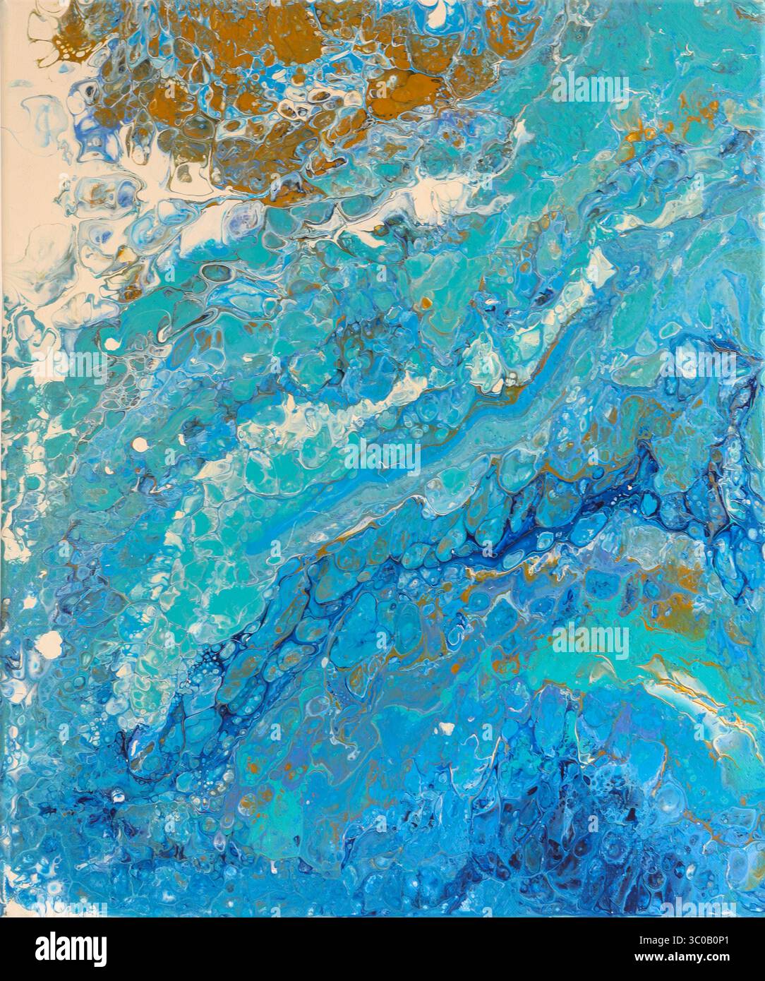 Vibrant oceanic flow abstract hi-res stock photography and images - Alamy