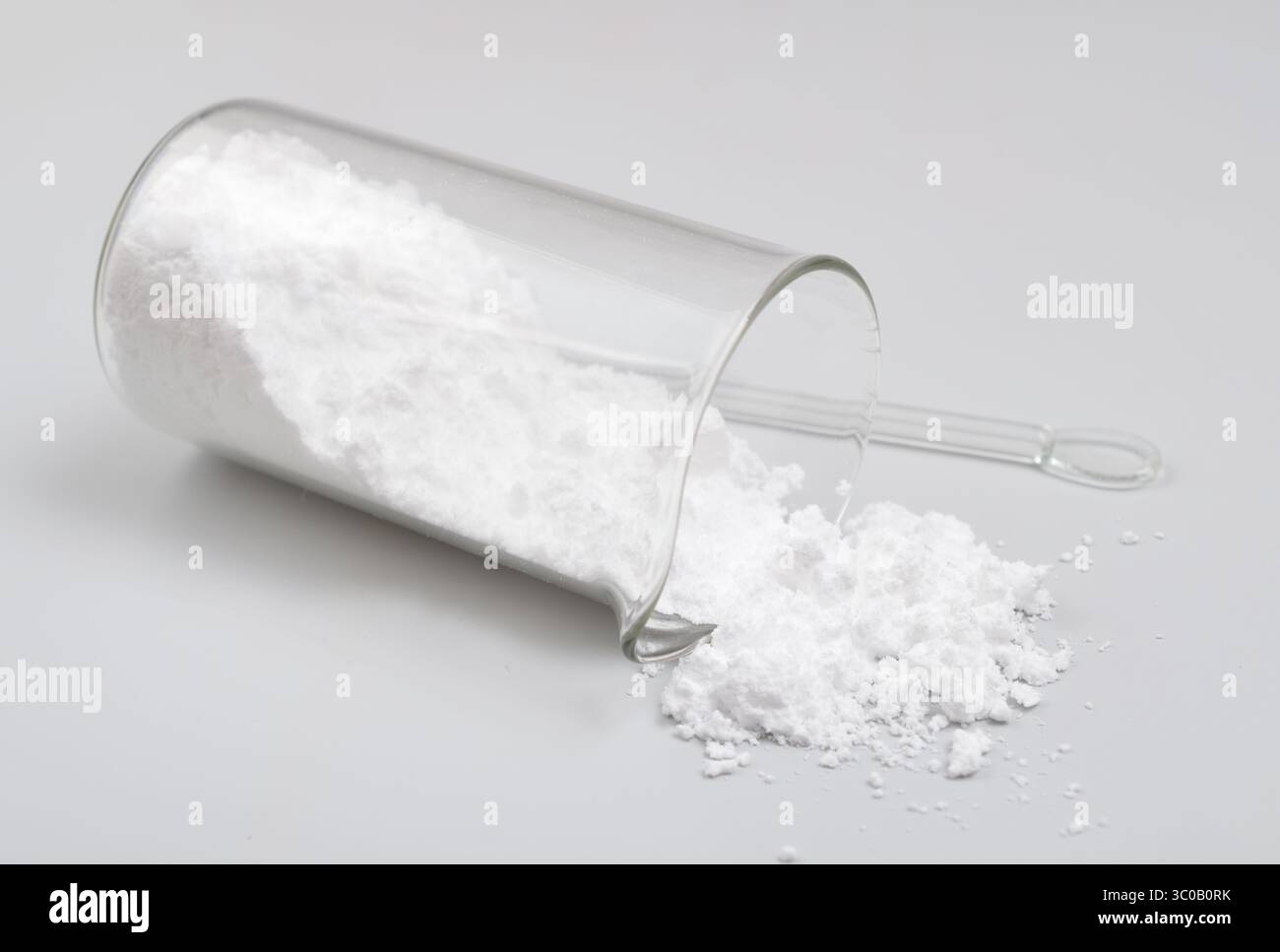 Creatine Powder on light grey background Stock Photo - Alamy