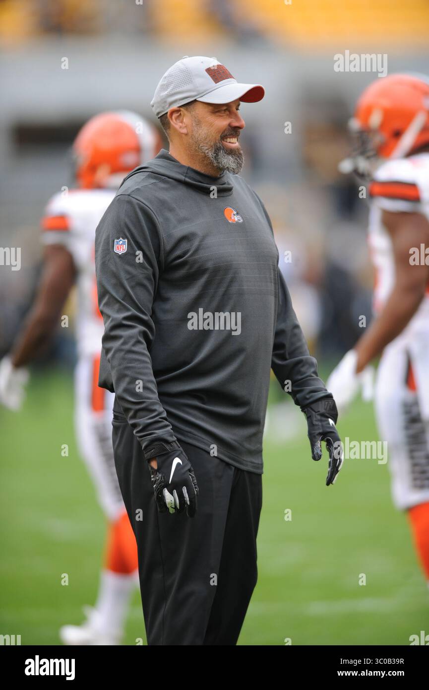 October 28th, 2018: Browns coach Todd Haley during the Pittsburgh ...