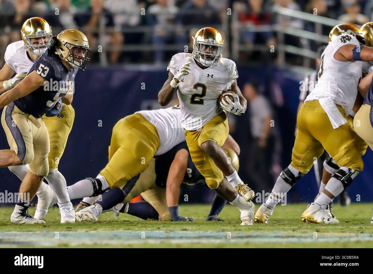 October 27,2018: Notre Dame Fighting Irish running back Dexter Williams ...