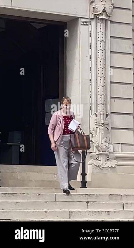 Screen grab taken from PA video of former Conservative MP Katie Wallis ...