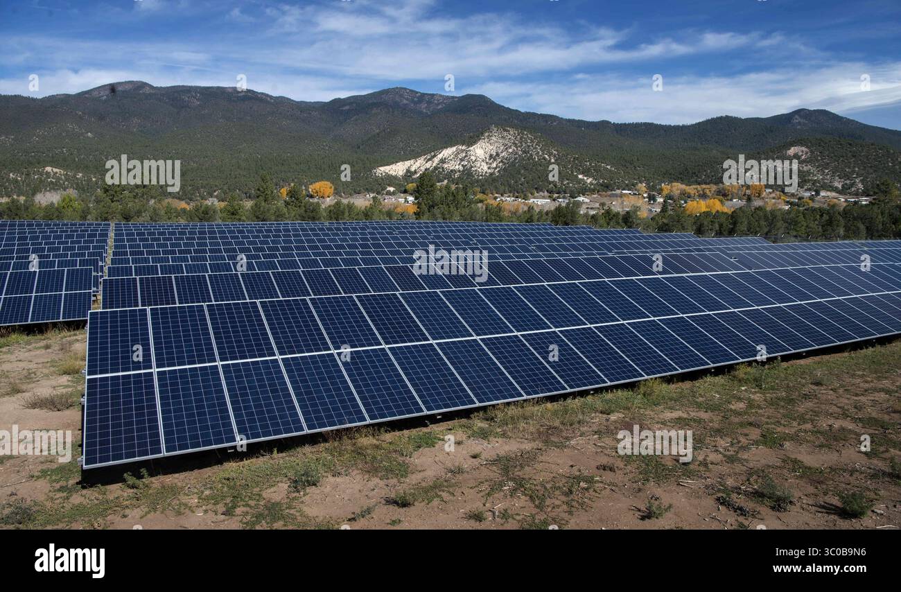 October 29, 2018 - U.S. - Picuris Pueblo installed a one megawatt solar ...