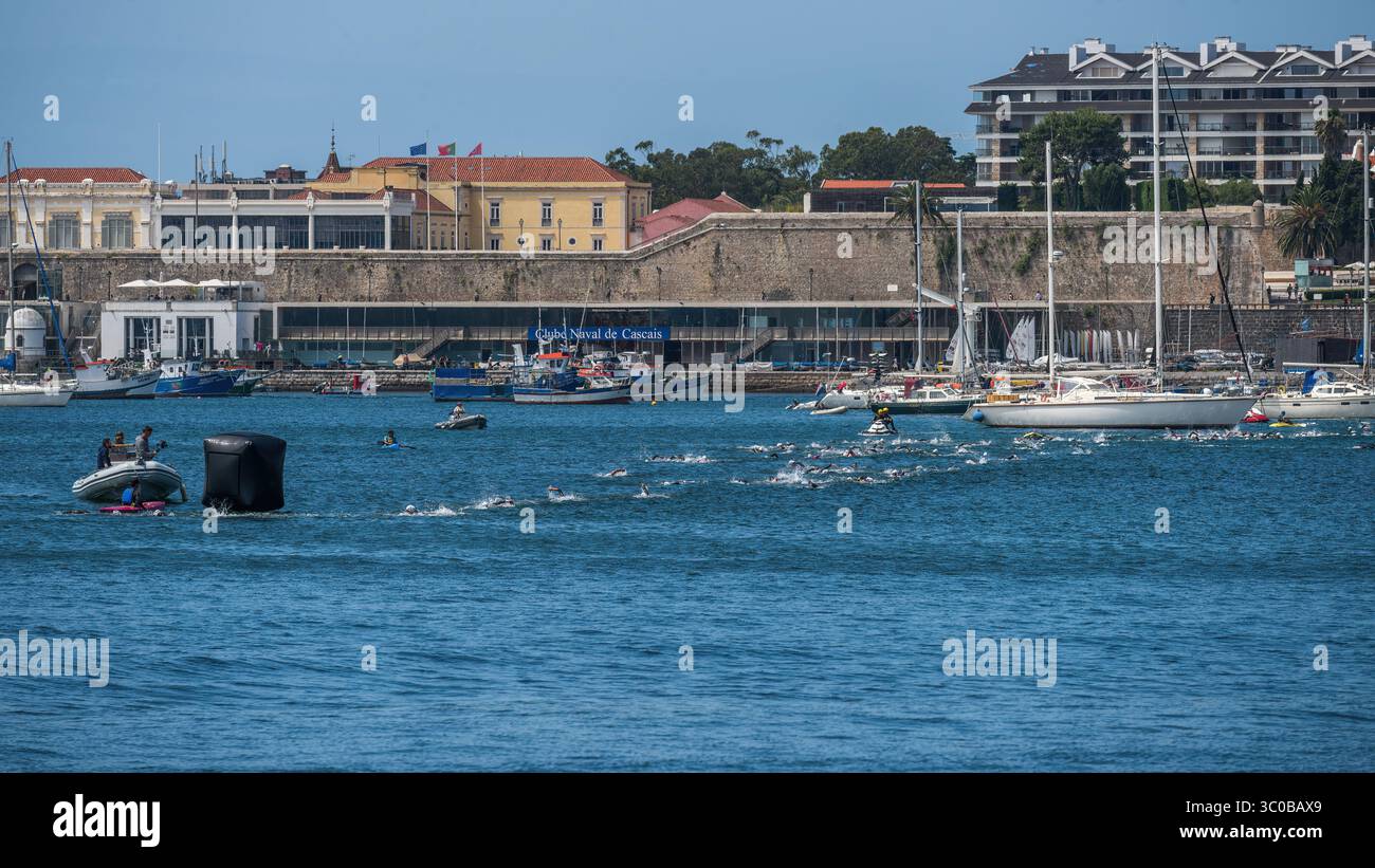 SWIM GP open water swimming competition in Cascais, Portugal in July ...