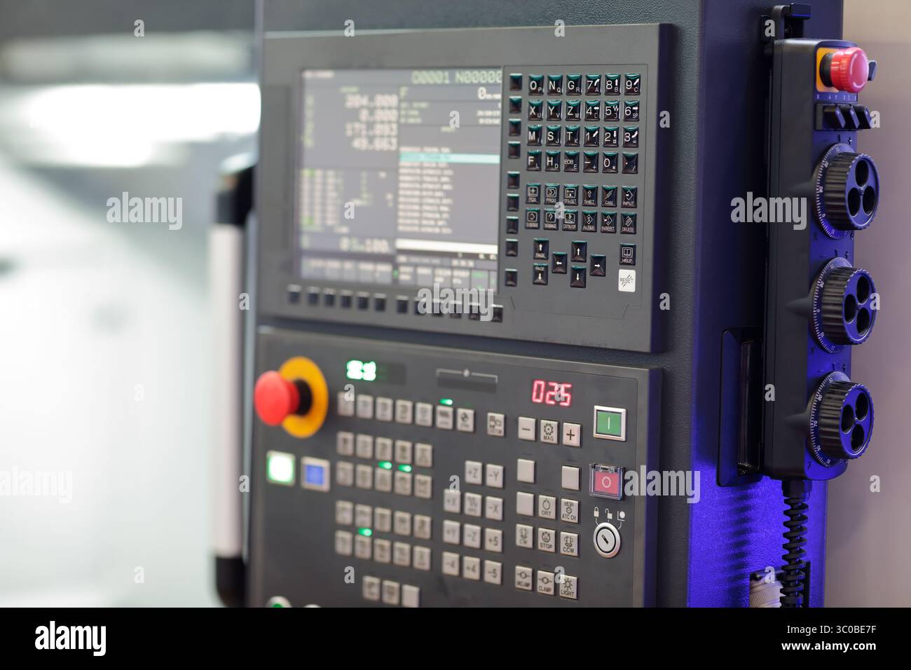 Cnc control panel handheld hi-res stock photography and images - Alamy