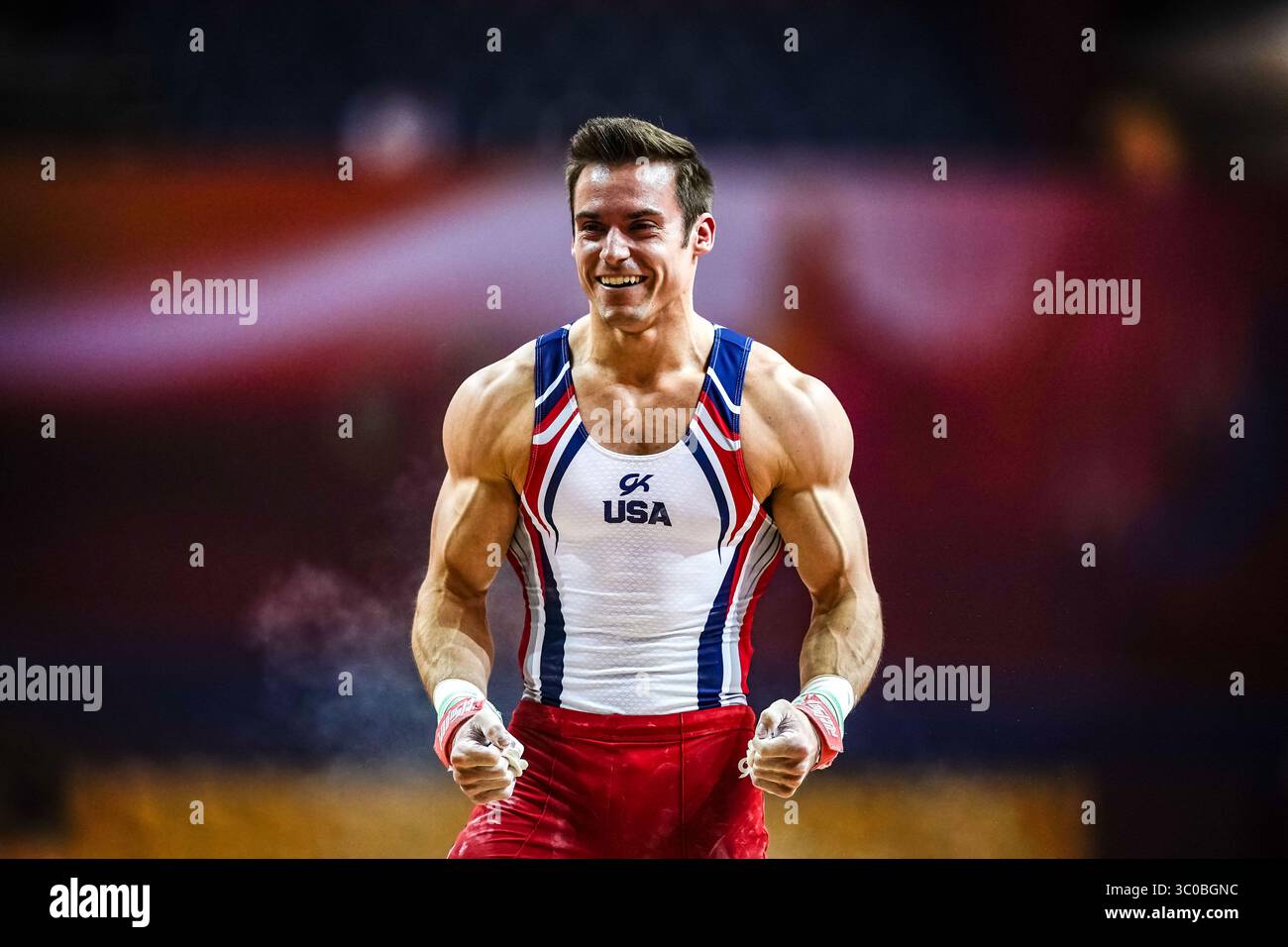 October 31, 2018: Samuel Mikulak of Â United States during Rings ...