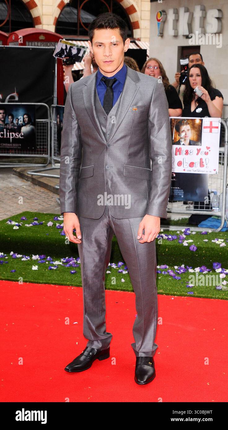 Alex Meraz at the premiere of "The Twilight Saga: Eclipse" in London ...