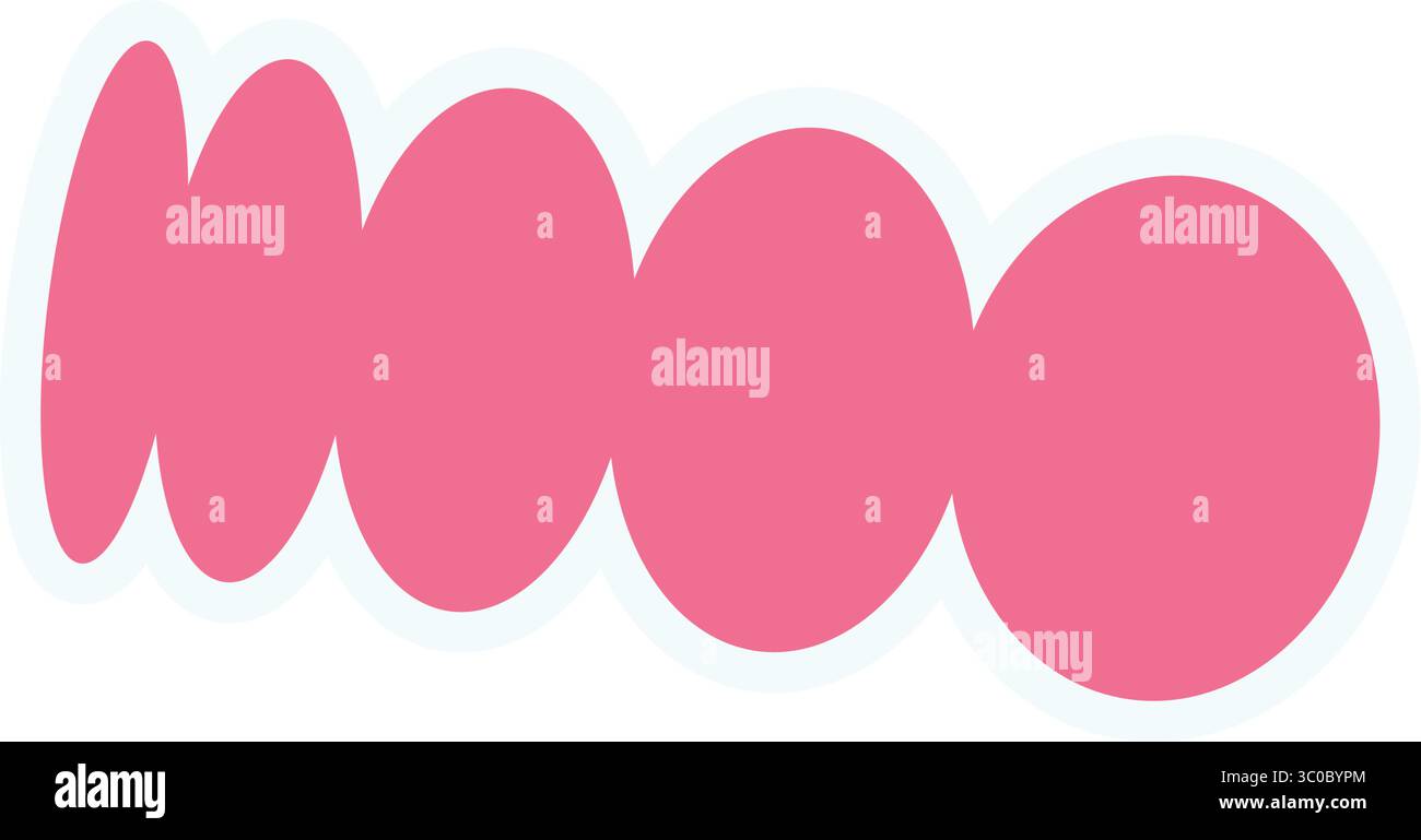 Playful Round Bubble Icon Sticker Stock Vector Image & Art - Alamy