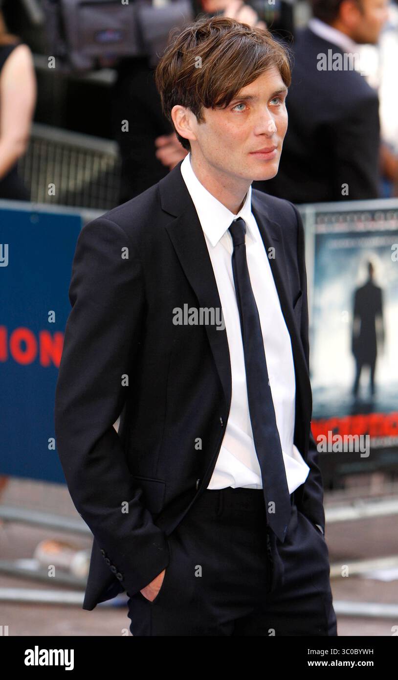 Cillian Murphy at the World premiere of "Inception" in London - 08 July ...