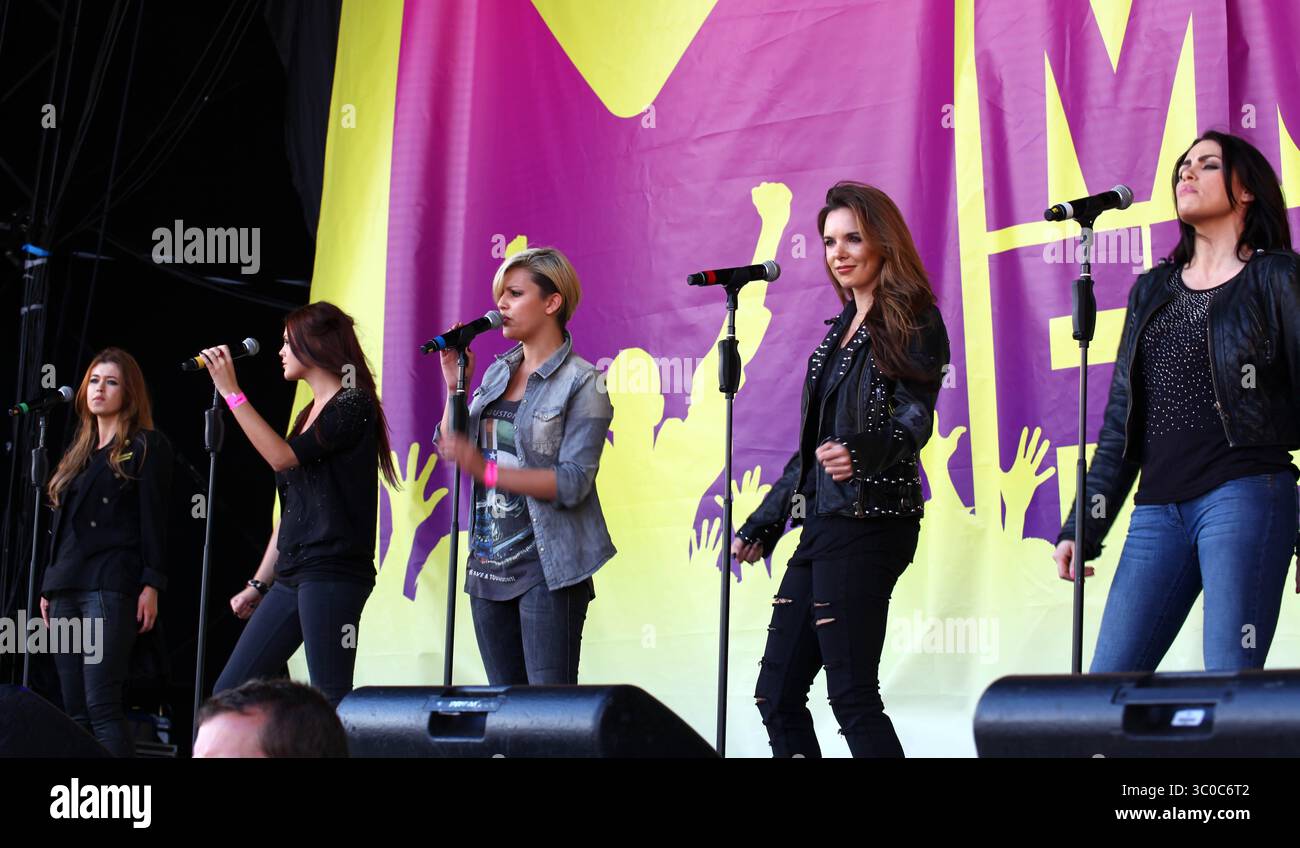 Wonderland at Midlands Music Festival in Tamworth - 18 July 2010 Stock ...