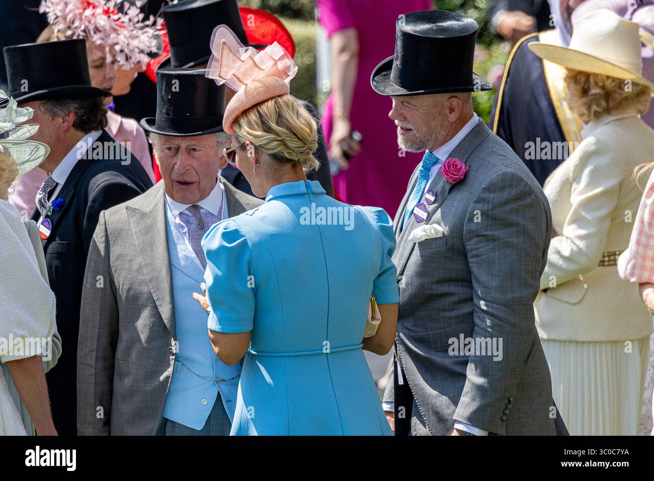 Members of the British Royal Family including King Charles III, Queen ...