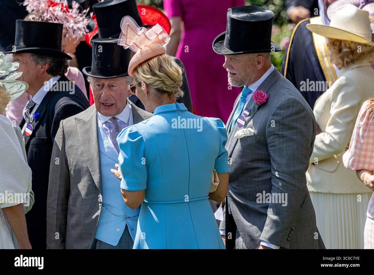 Members of the British Royal Family including King Charles III, Queen ...