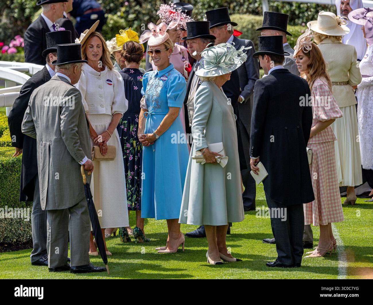 Members of the British Royal Family including King Charles III, Queen ...