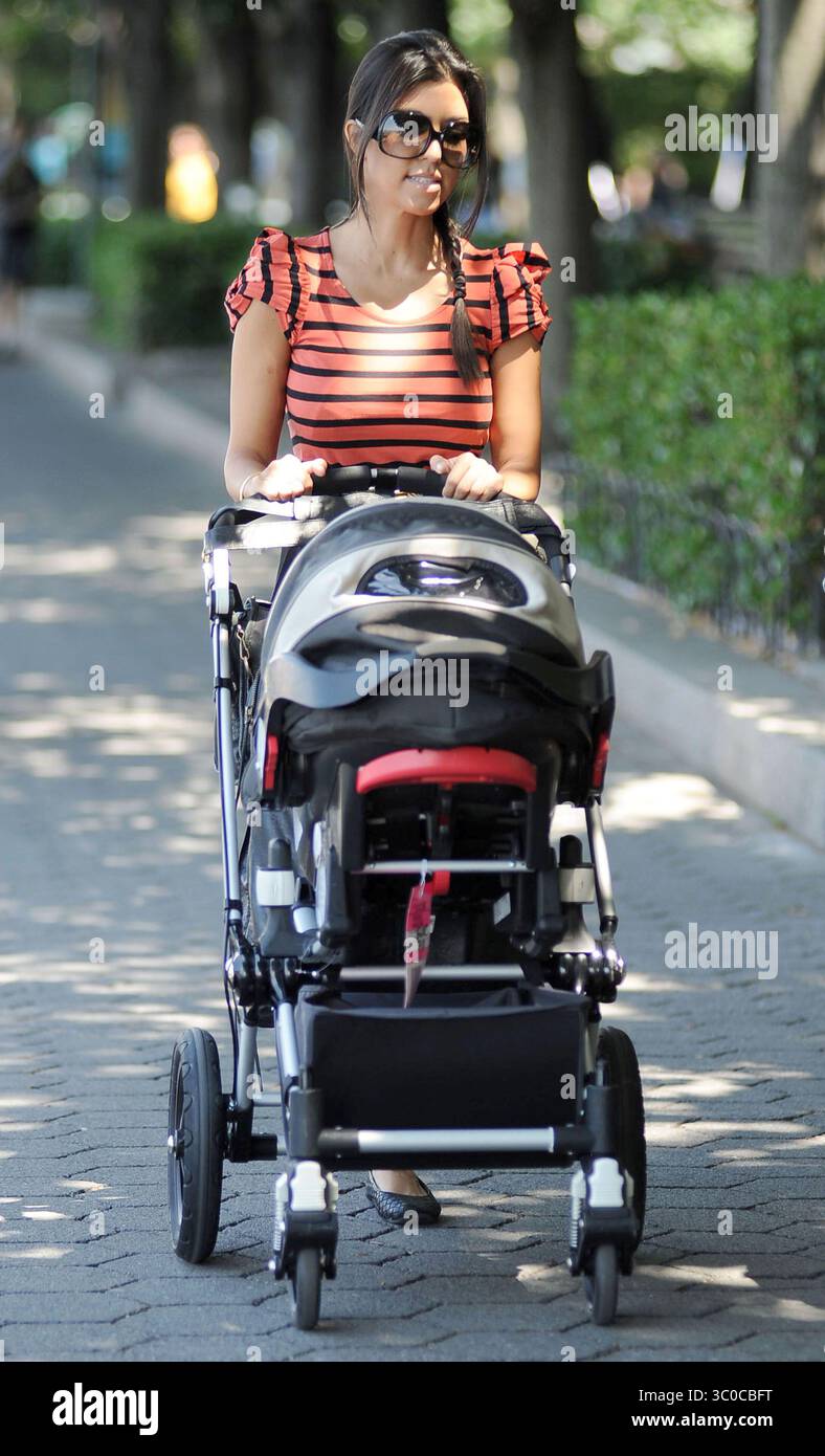 Kourtney Kardashian out with her son Mason Dash Disick in New York City ...