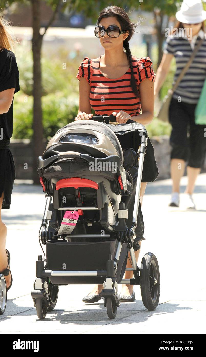 Kourtney Kardashian out with her son Mason Dash Disick in New York City ...