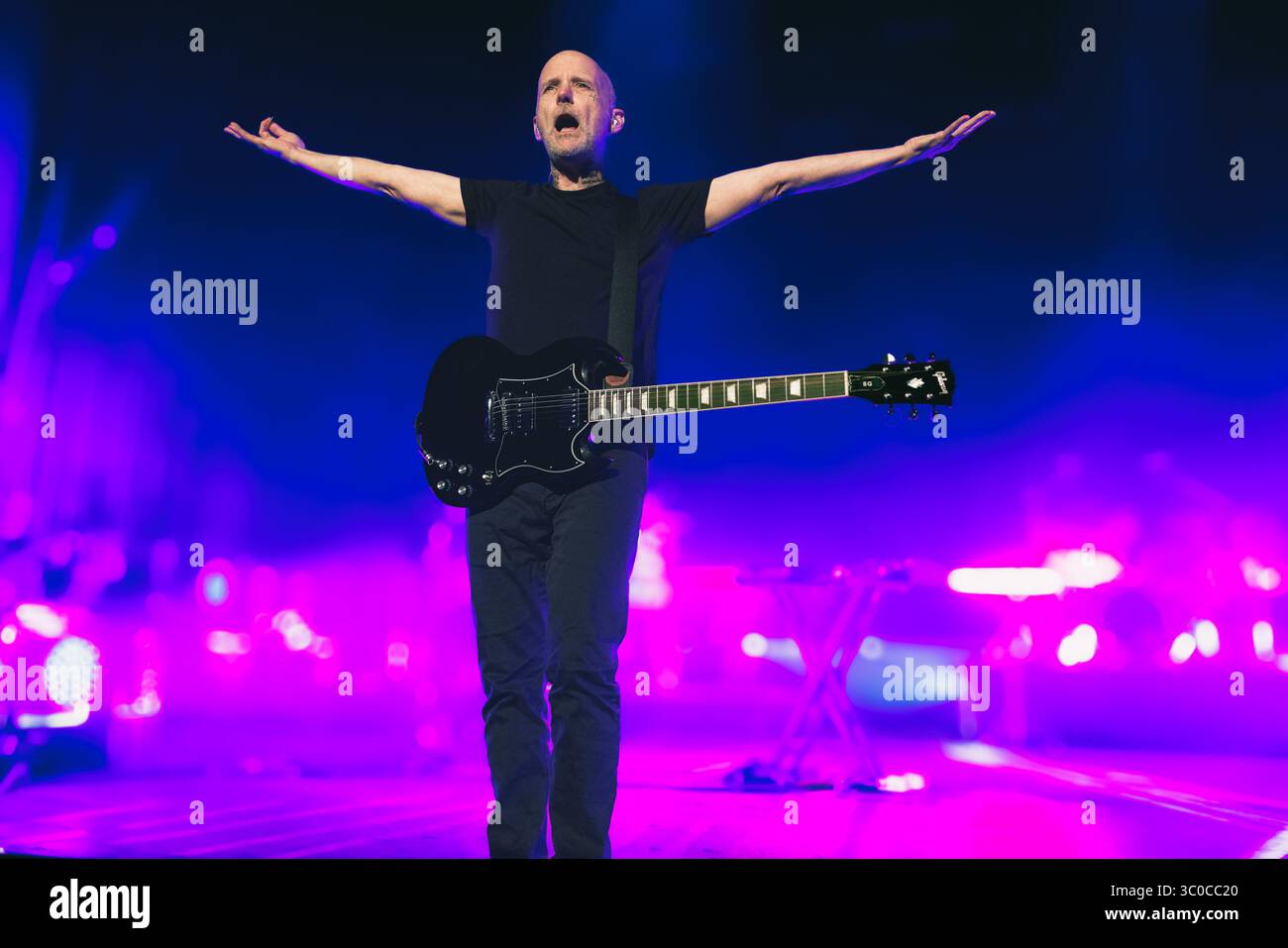 Moby performs live at the O2 Apollo in Manchester, United Kingdom on September 18, 2024. The ...