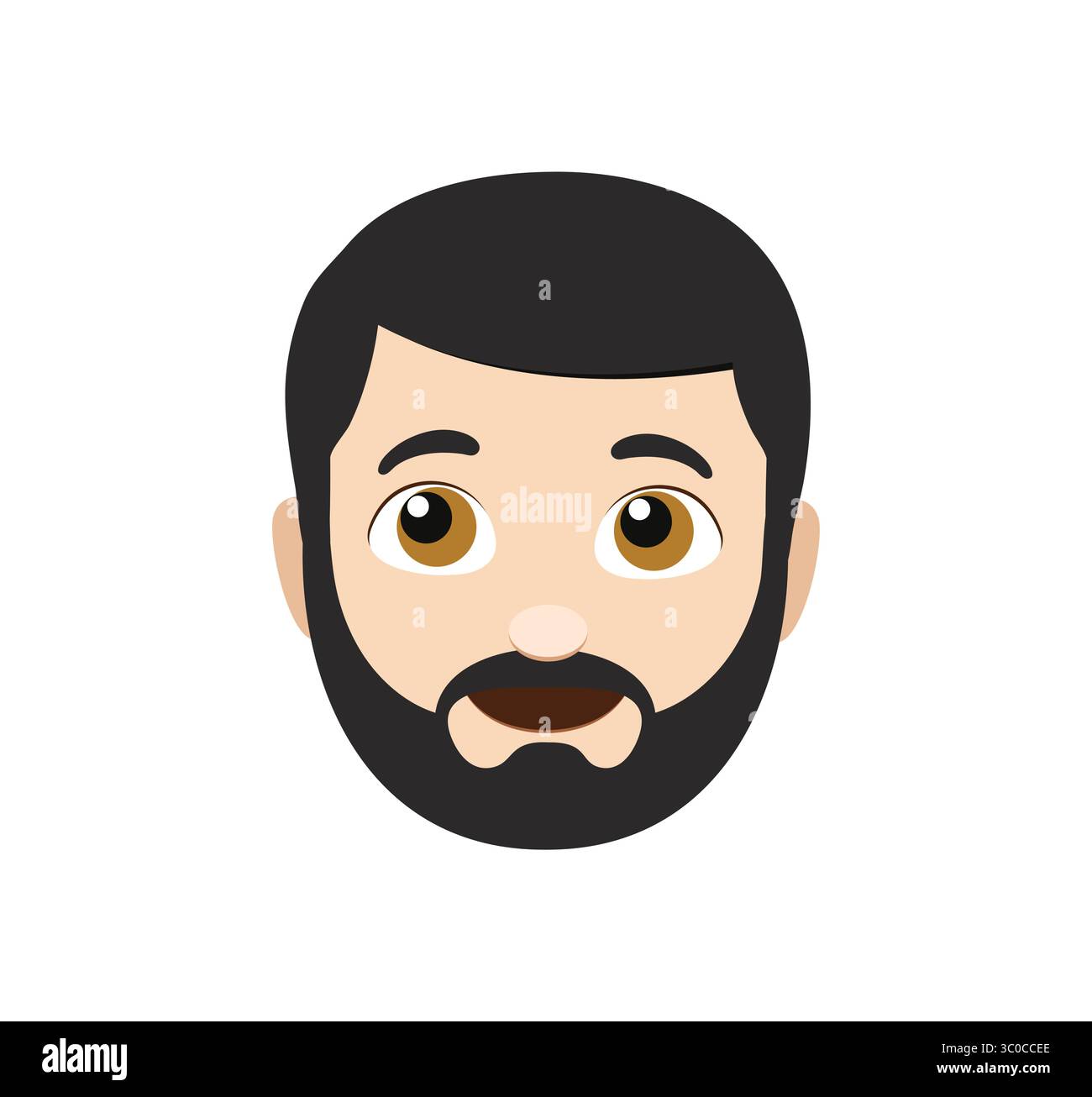 Man male avatar line Cut Out Stock Images & Pictures - Alamy