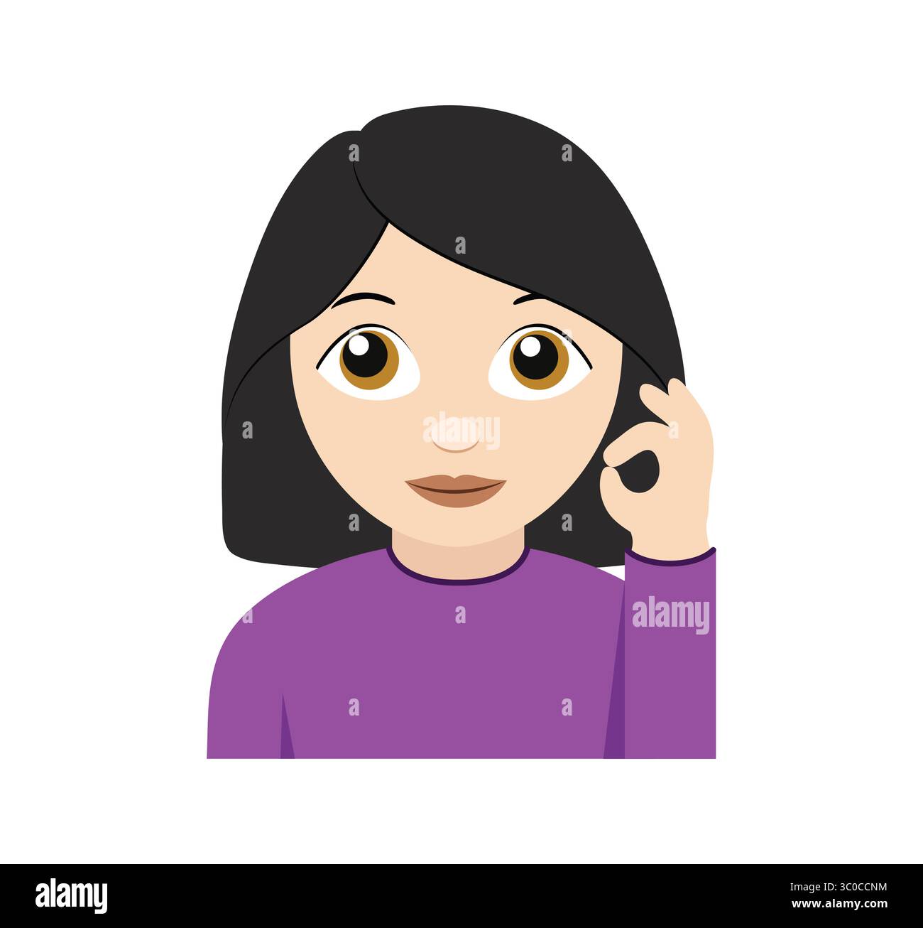 Female icon vector illustration isolated on white Stock Vector Image ...
