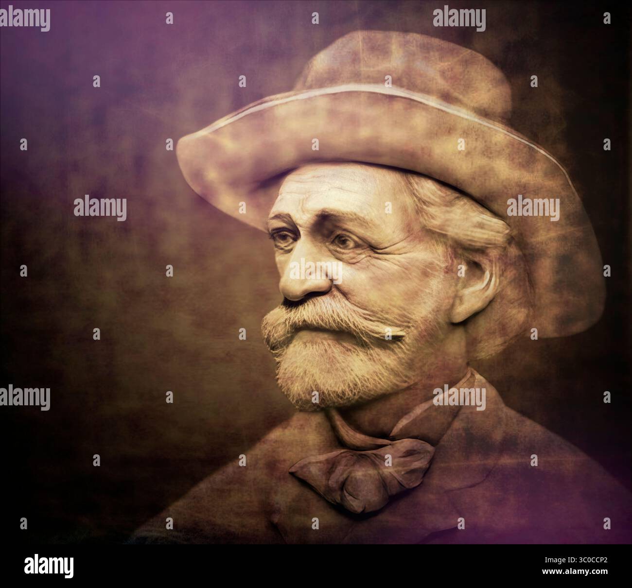 Giuseppe Verdi, 1813 – 1901, Italian opera composer, digitally edited ...