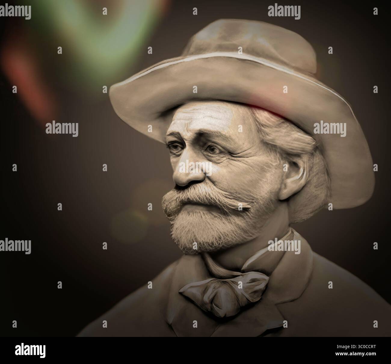 Giuseppe Verdi, 1813 – 1901, Italian opera composer, digitally edited ...