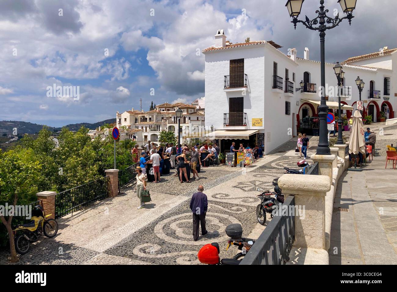 FRIGILIANA, SPAIN - MAY 10, 2025: A peaceful walk through the charming ...