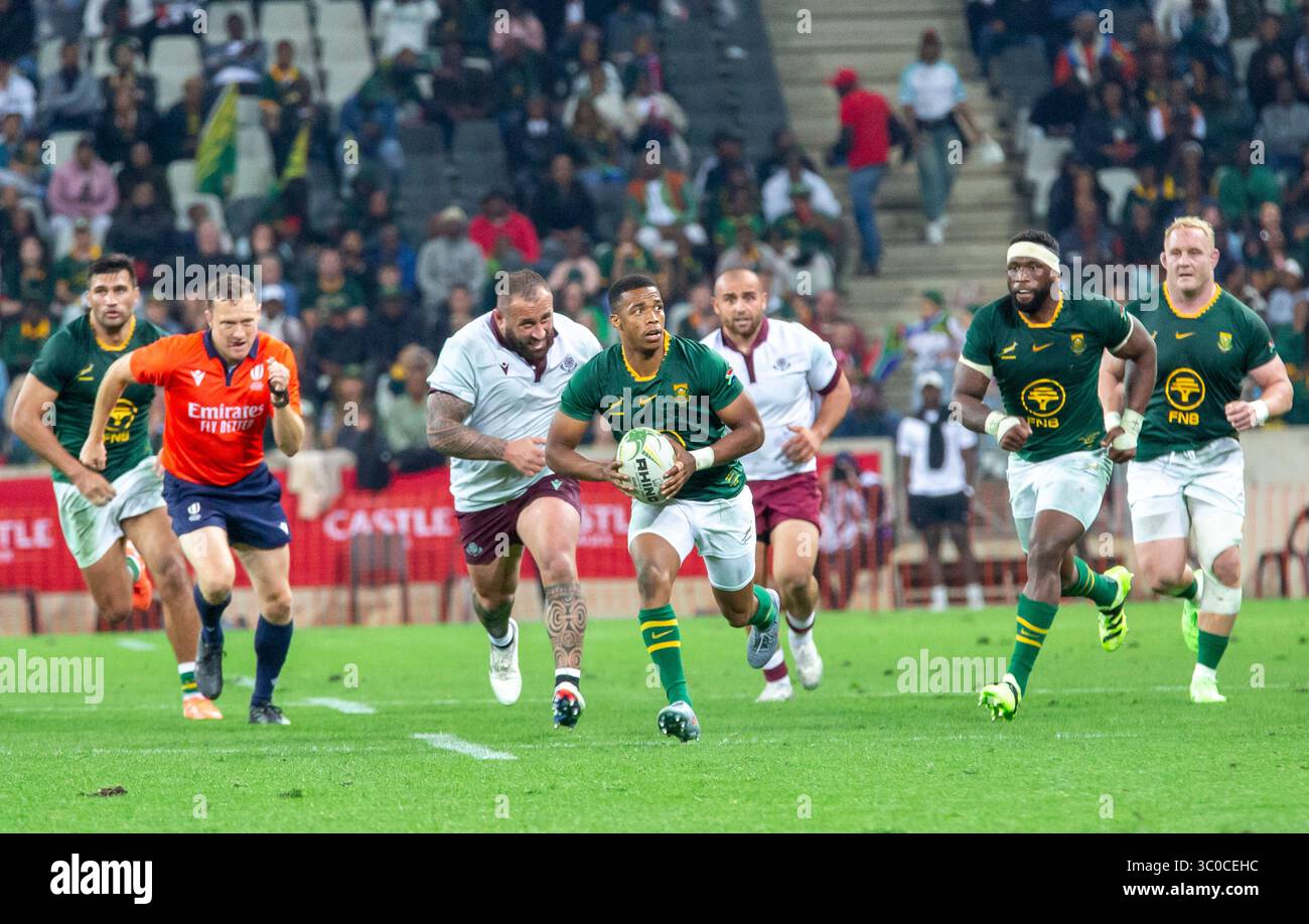 Grant Williams with teh ball during the 2025 Castle Lager Incoming ...