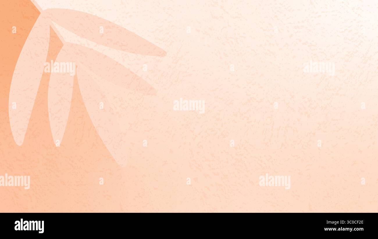 Autumn gradient background with leaf silhouette. Fall season template ...