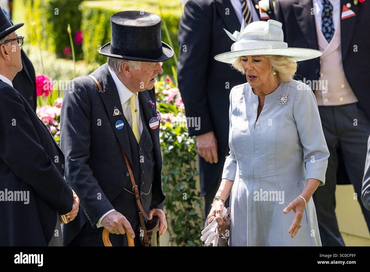 Members of the British Royal Family including King Charles III, Queen Camilla, The Princess ...