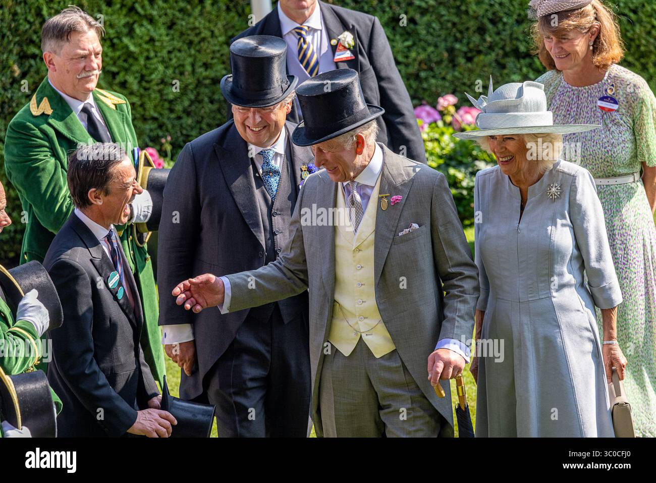 Members of the British Royal Family including King Charles III, Queen ...