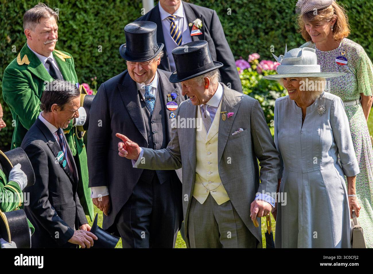 Members of the British Royal Family including King Charles III, Queen ...
