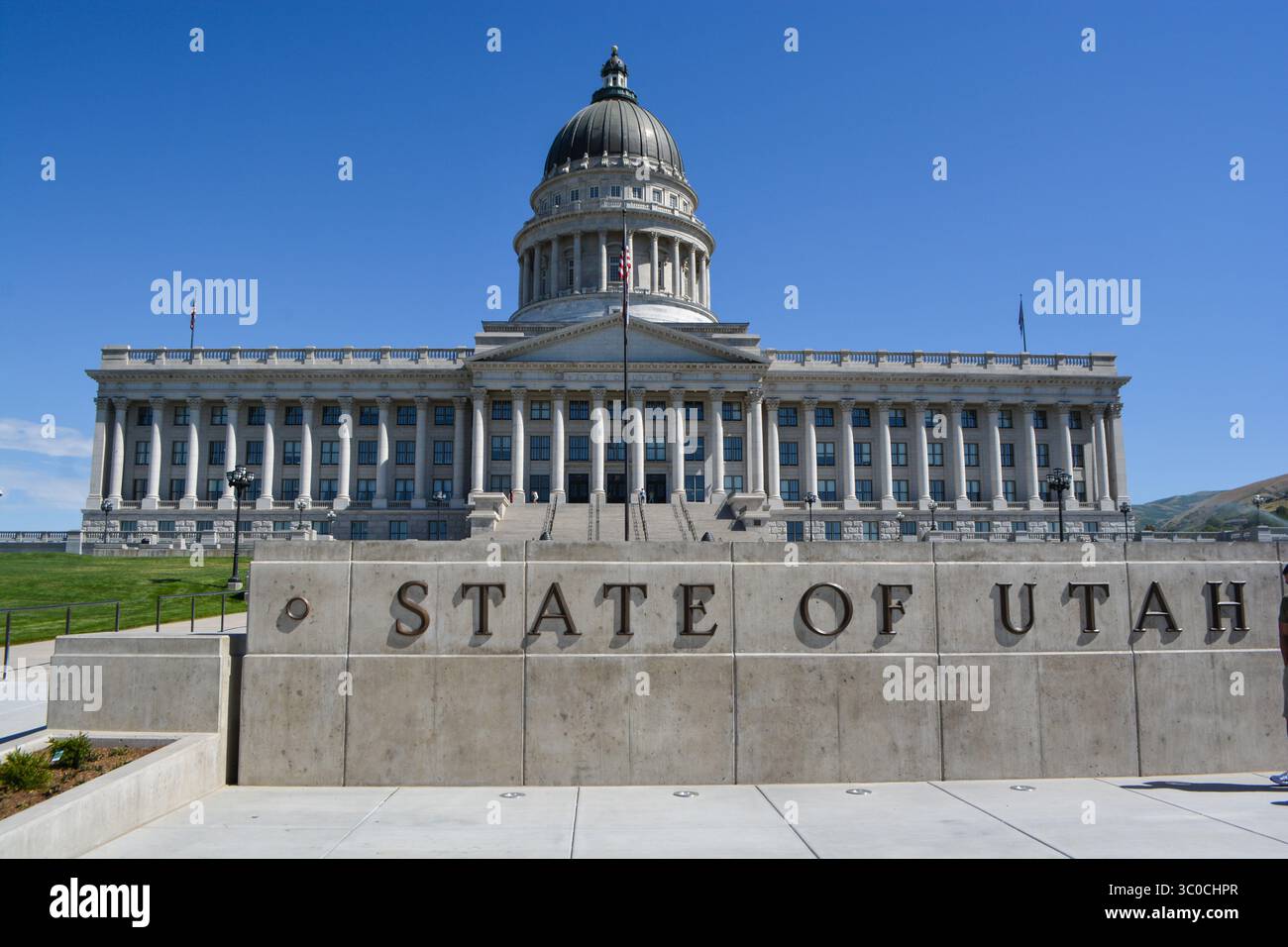 Historic Utah State Capitol in Salt Lake City, USA: The Neoclassical ...