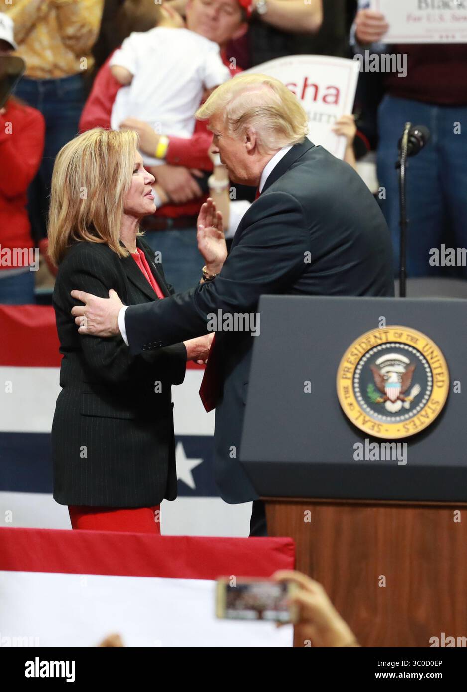 November 4, 2018 - Chattanooga, Tennessee, U.S - President Donald Trump ...
