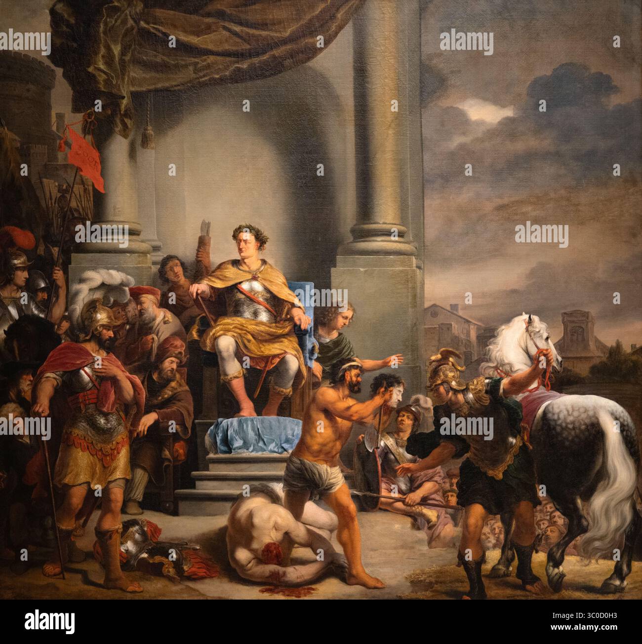 Ferdinand Bol "Consul Titus Manlius Torquatus orders the Beheading of ...