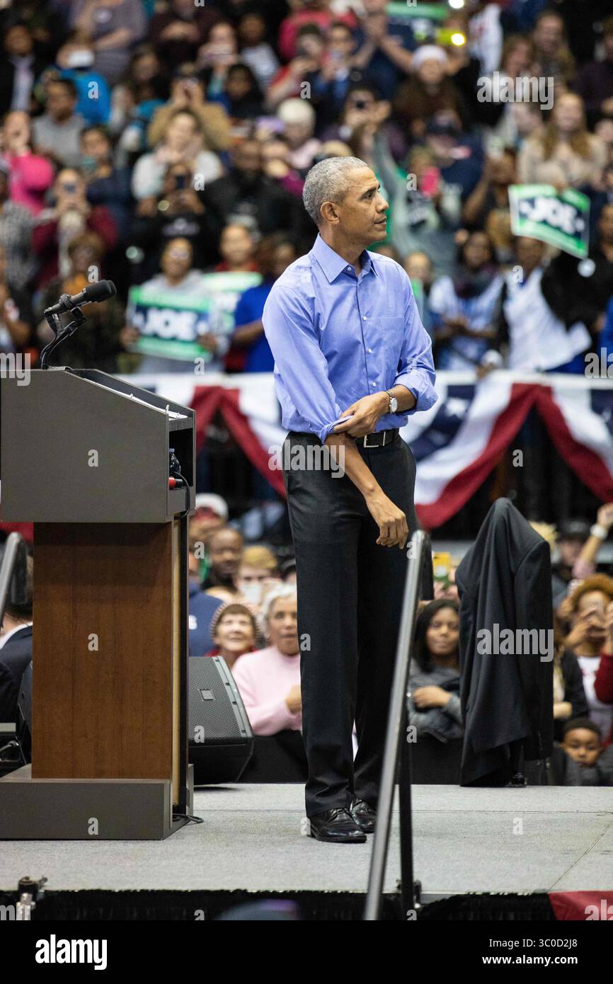 November 4, 2018 - Gary, Indiana, USA - Former President Barack Obama ...