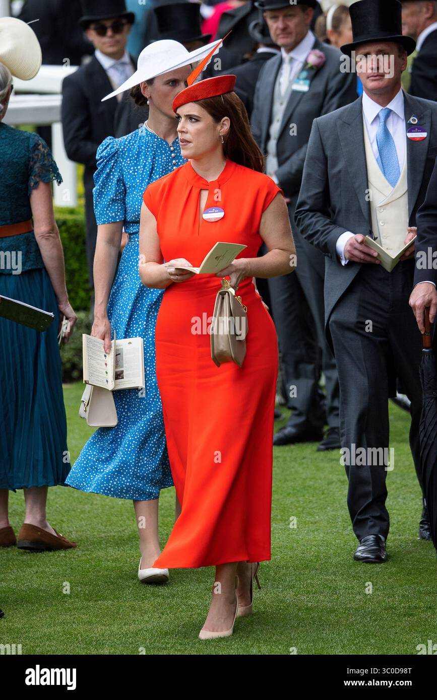 Members of the British Royal Family including King Charles III, Queen Camilla, Princess Eugenie ...