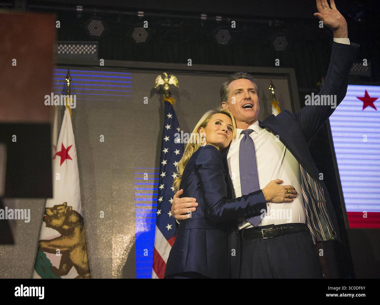 Gavin newsom and wife hi-res stock photography and images - Alamy