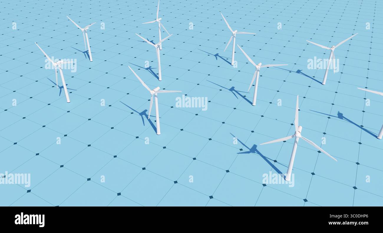 Wind turbine, technology, map, model. Wind turbine, technology, map ...