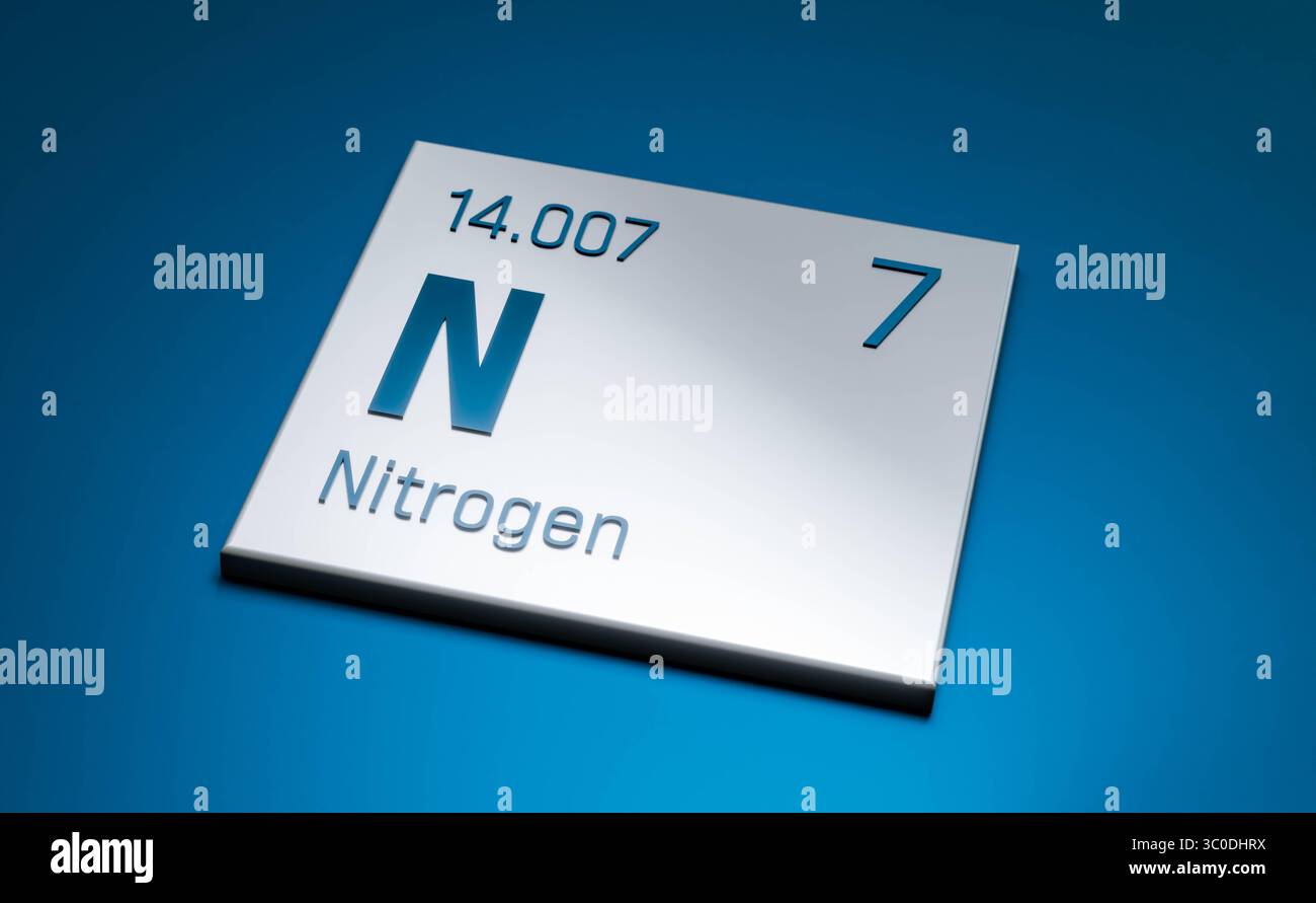 Nitrogen, periodic table element. Nitrogen, periodic table element ...