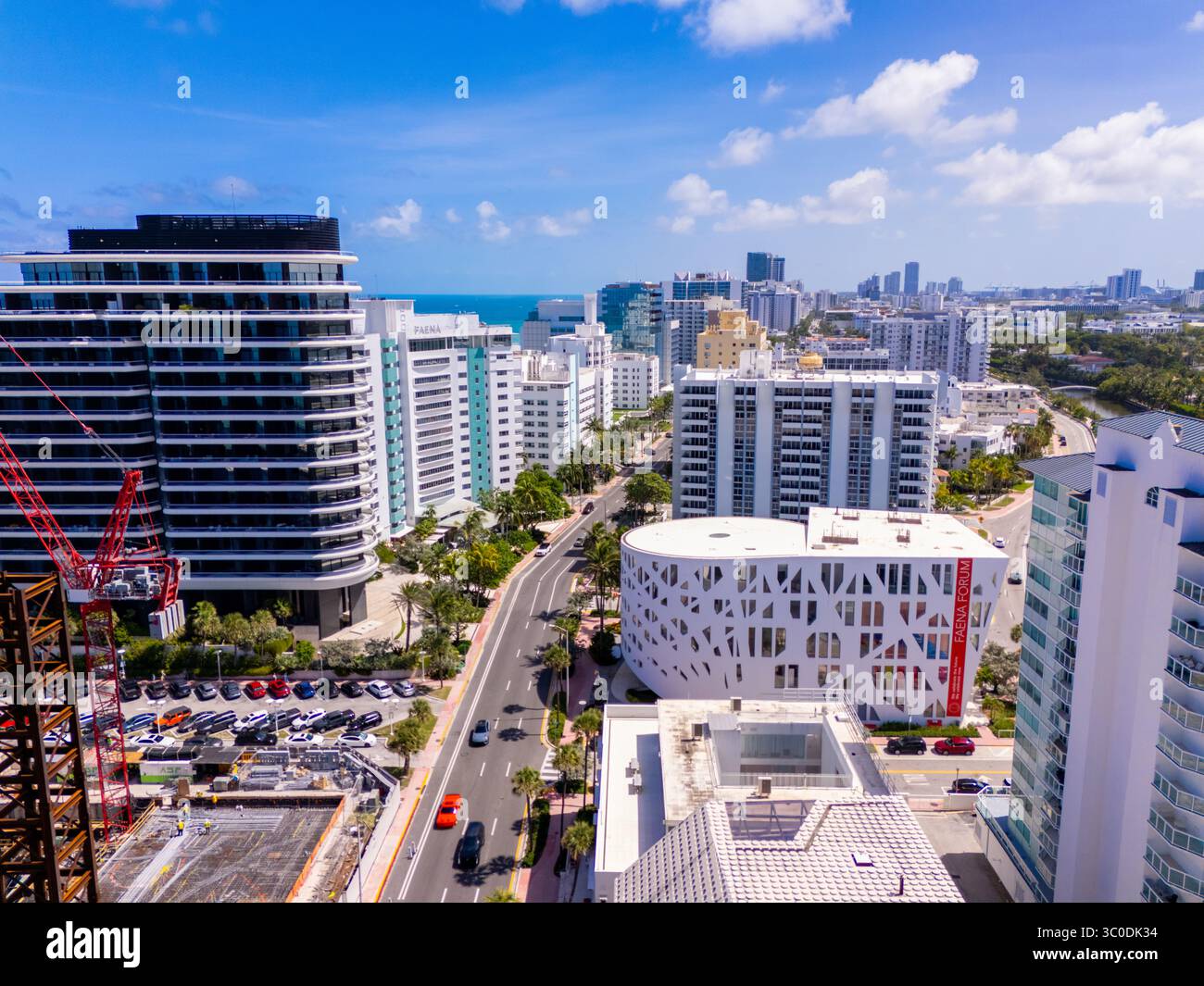 Miami Beach, FL, USA - July 19, 2025: Faena District Miami Beach Stock ...