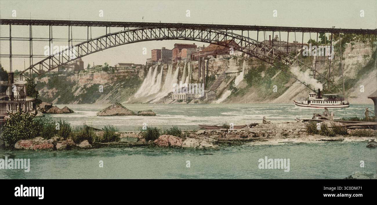 Niagara, Mills and Grand Trunk (i.e. Upper Steel Arch) Bridge ...