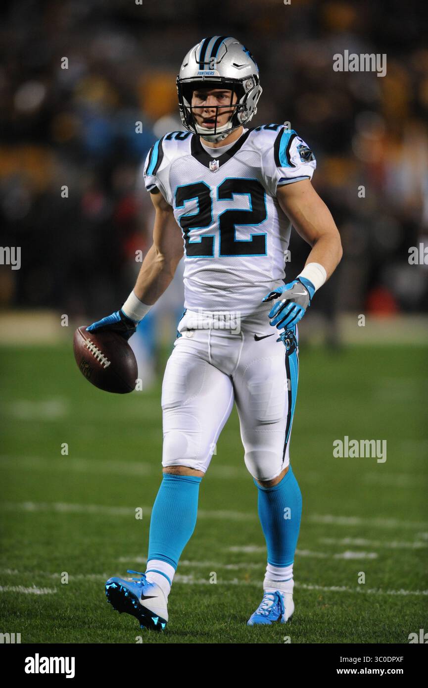 November 8th, 2018: Christian McCaffrey #22 during the Pittsburgh ...