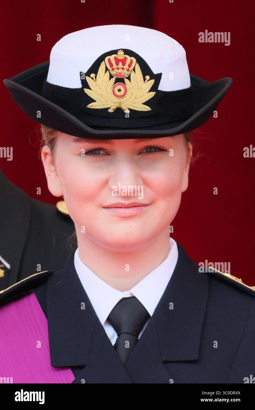 Princess Eleonore pictured during the military and civilian parade on ...