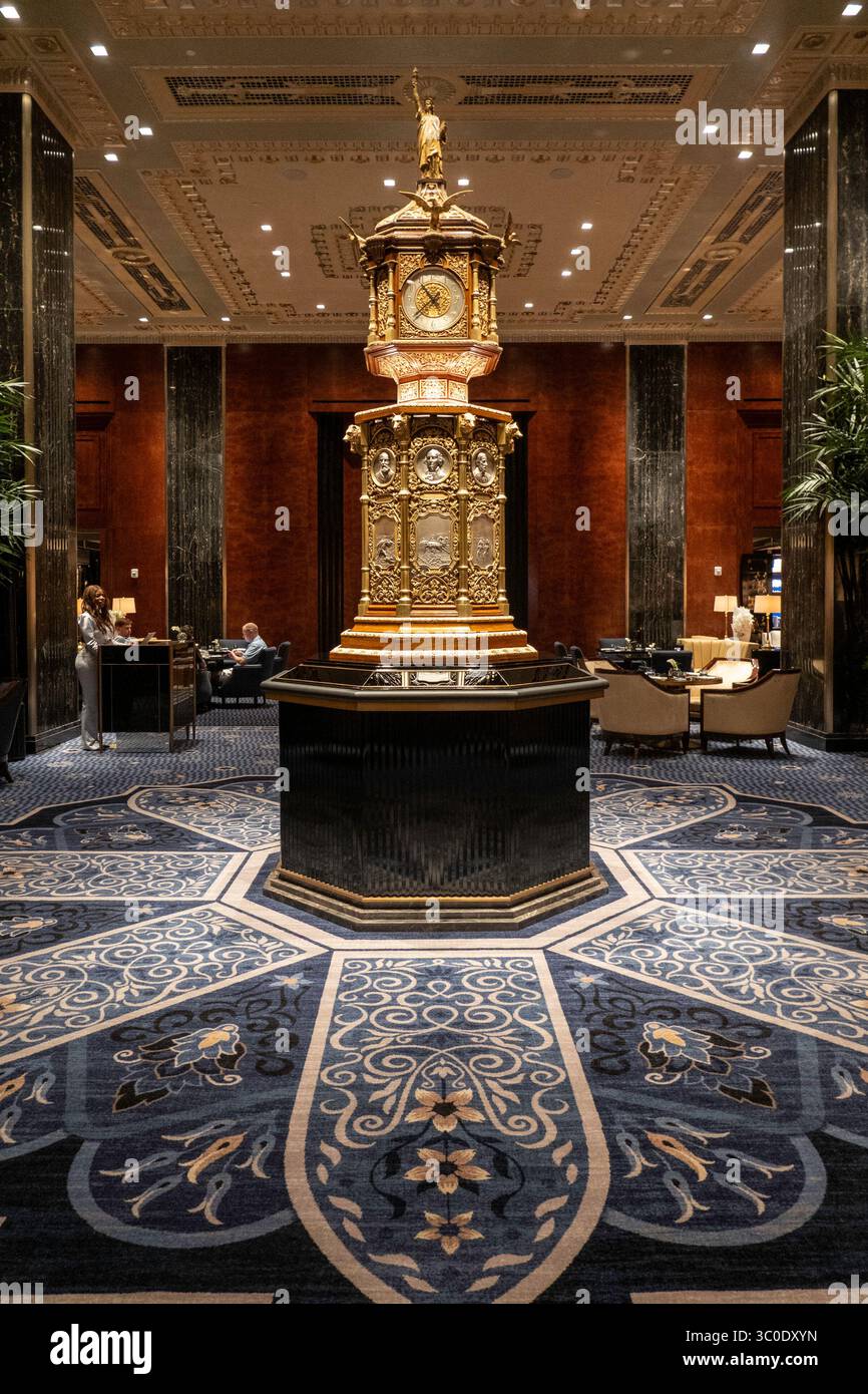 The great Waldorf Astoria clock is a legendary part of New York City ...