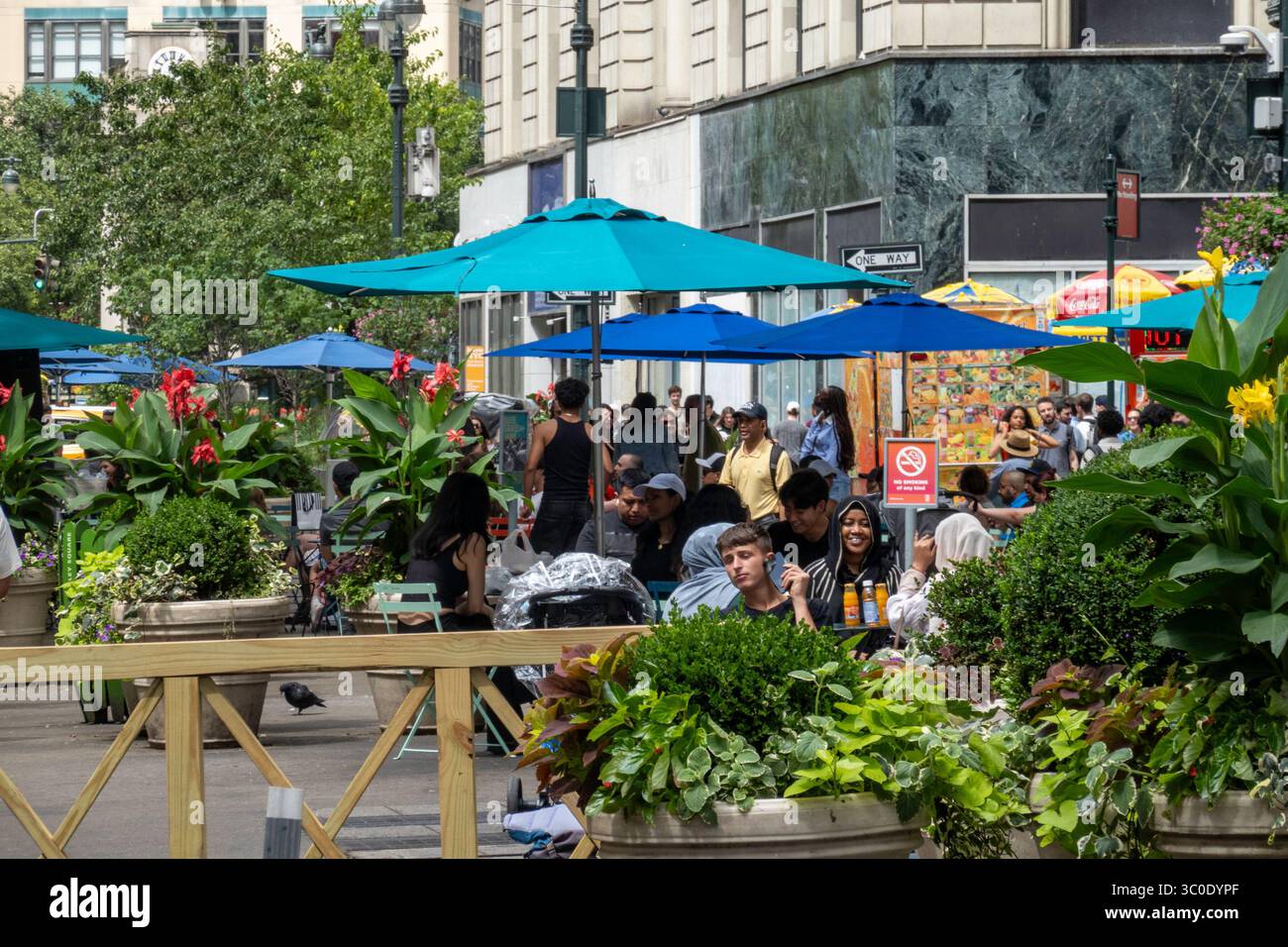 Broadway Boulevard is a pedestrian mall adjacent to Greeley Square ...