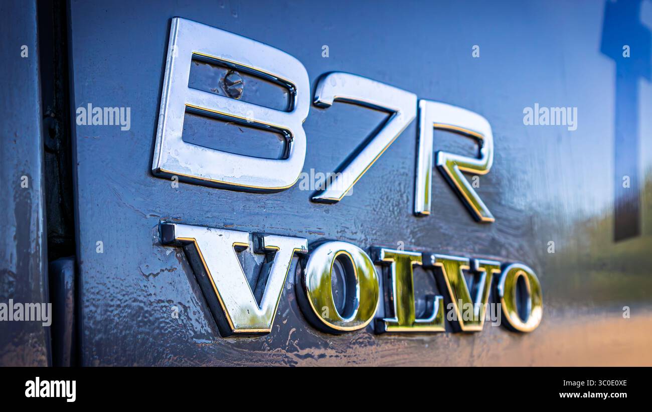 Volvo B7R Badges Stock Photo - Alamy